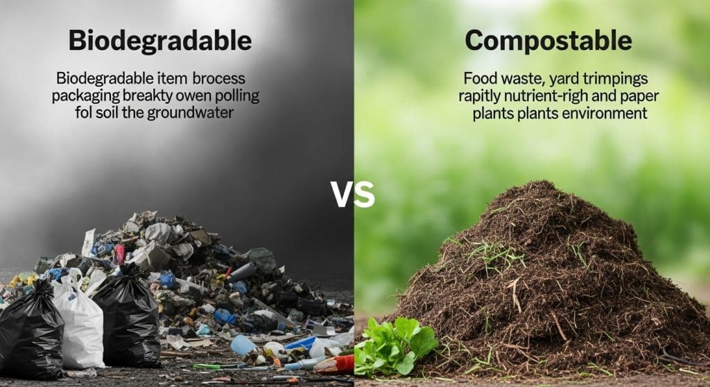 Biodegradable vs Compostable: What’s the Real Difference?