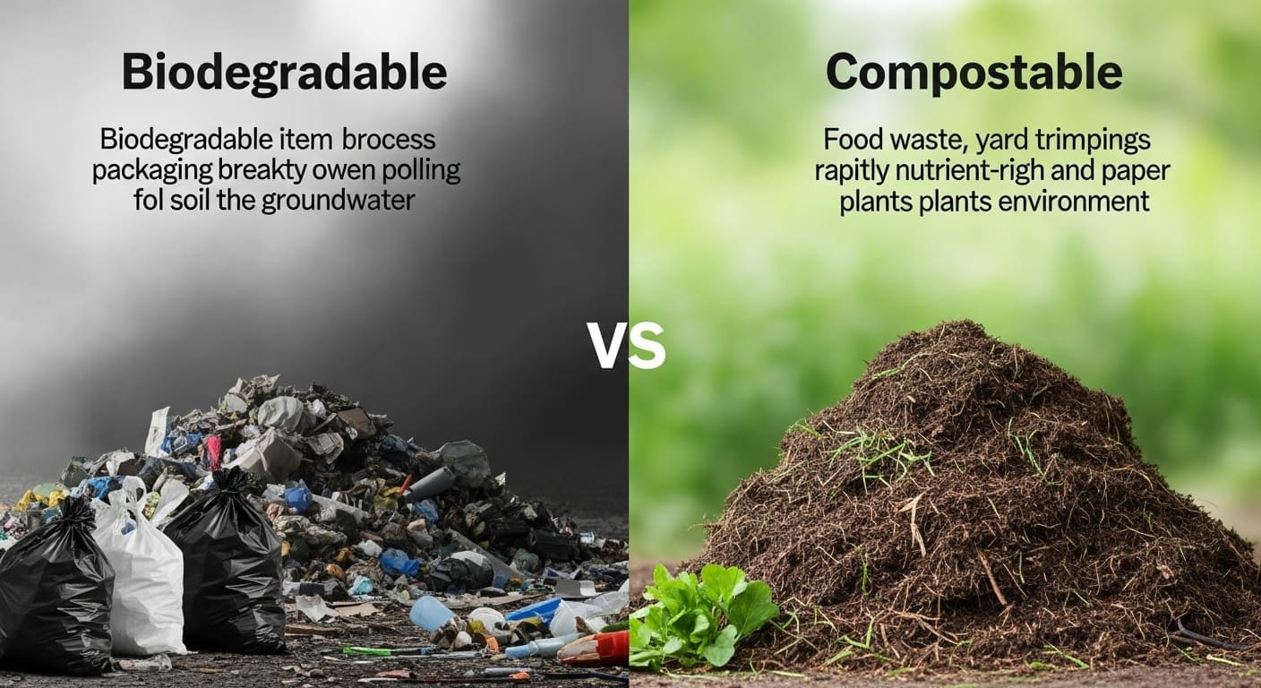 Biodegradable vs Compostable: What’s the Real Difference?